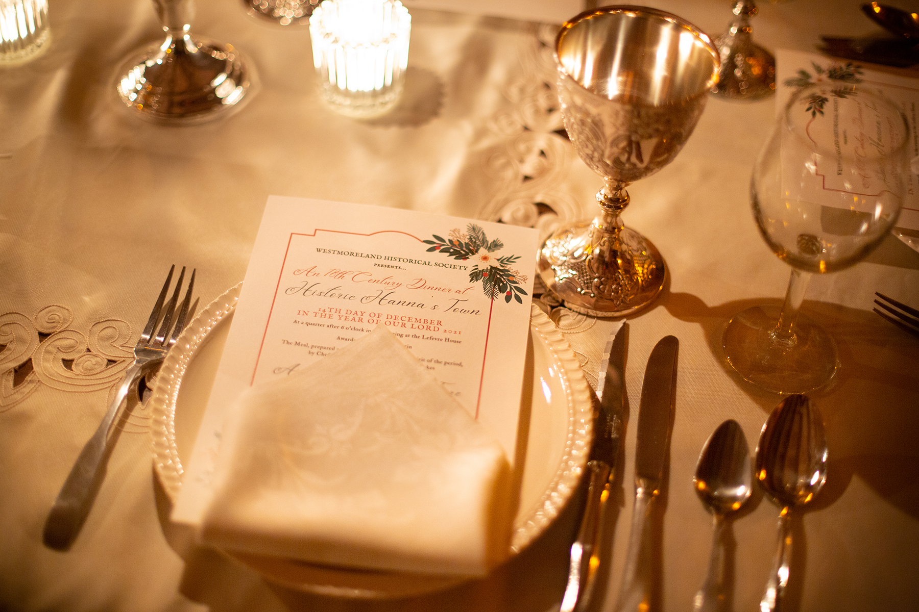 Enjoying an 18th Century Dinner at the Lefevre House - Westmoreland ...